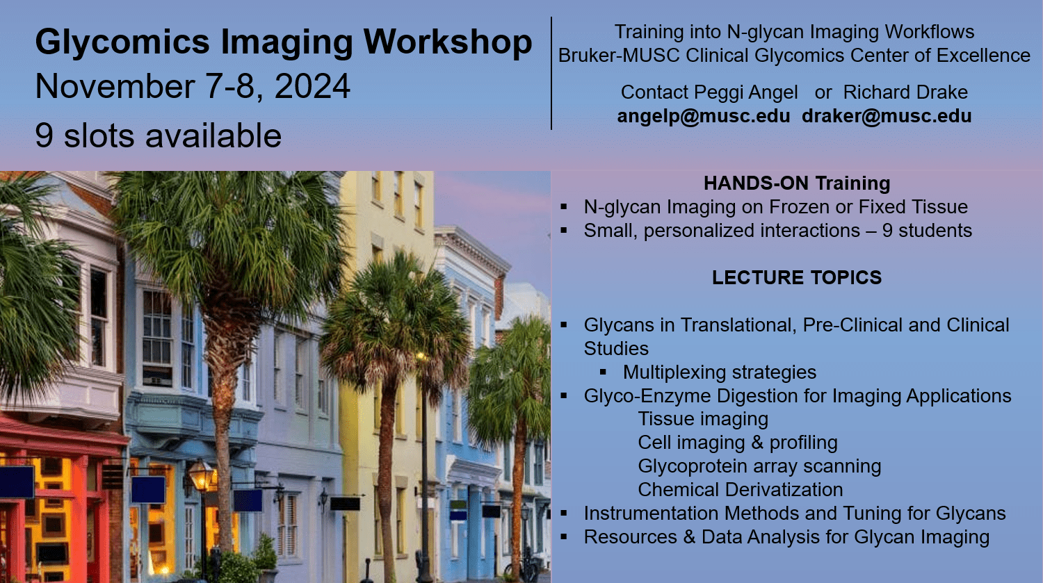 MUSC Glycomics Imaging Workshop - IMSIS